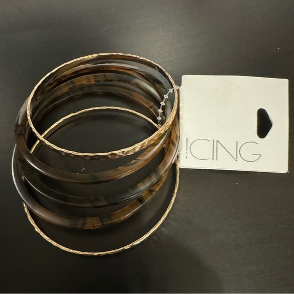 Icing | Jewelry | Nwt Stackable Bangle Bracelets | Poshmark